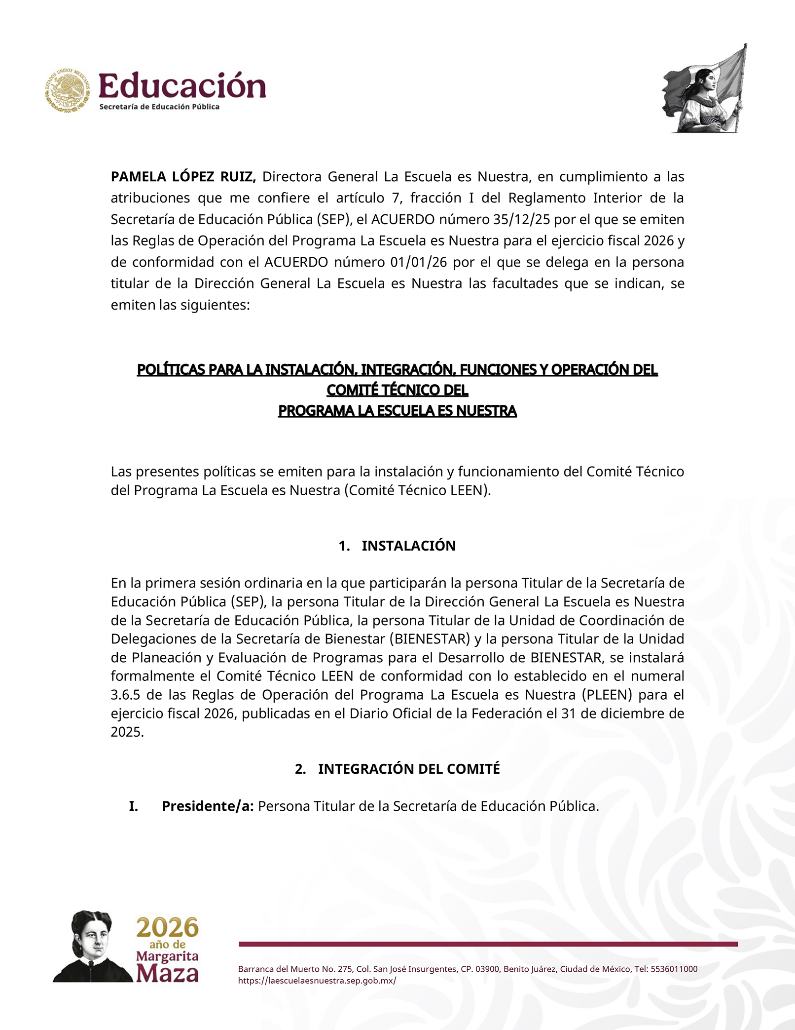 Comité Técnico LEEN